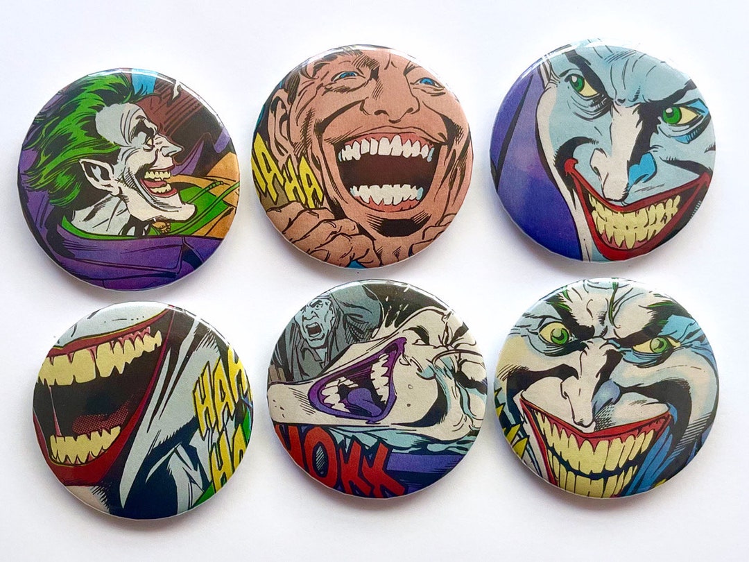 Handmade 2.25” 1994 the Joker Comic Book Pinback Button Pins - Etsy