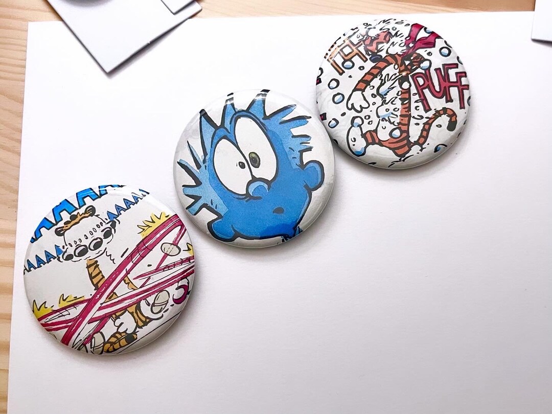 Calvin and Hobbes Set of 3 X 2.25 Calvin and Hobbes Authentic Comic ...