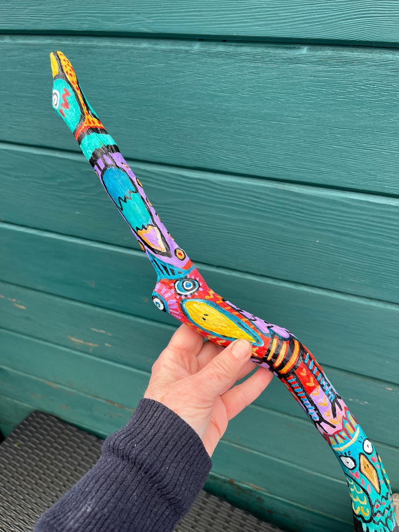Unique & Quirky Hand-painted Talking Sticks - Etsy