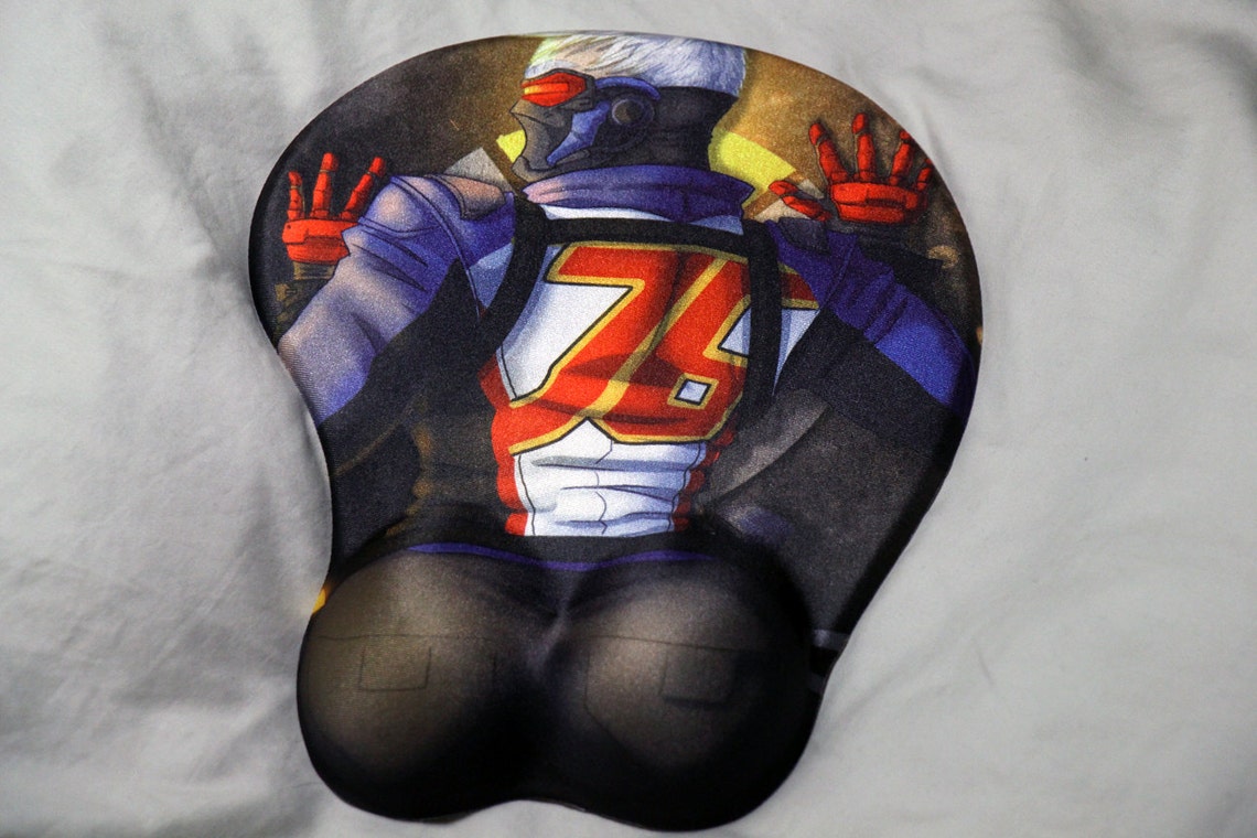 Overwatch Soldier 76 Butt Mousepad Mouse Pad Etsy