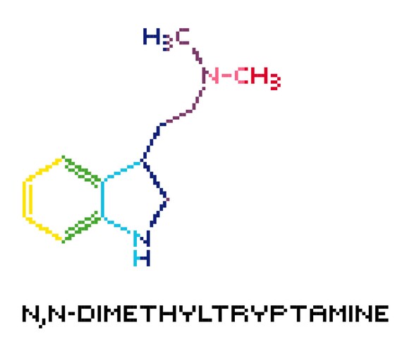 Dimethyltryptamine Molecule