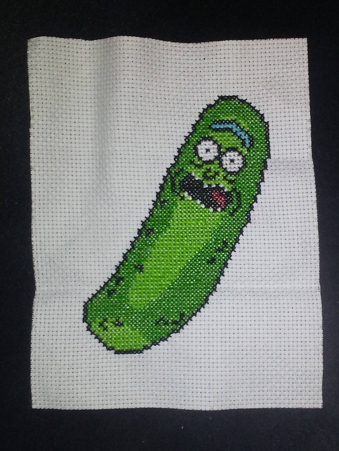 Pickle Rick PDF Cross Stitch Pattern - Etsy