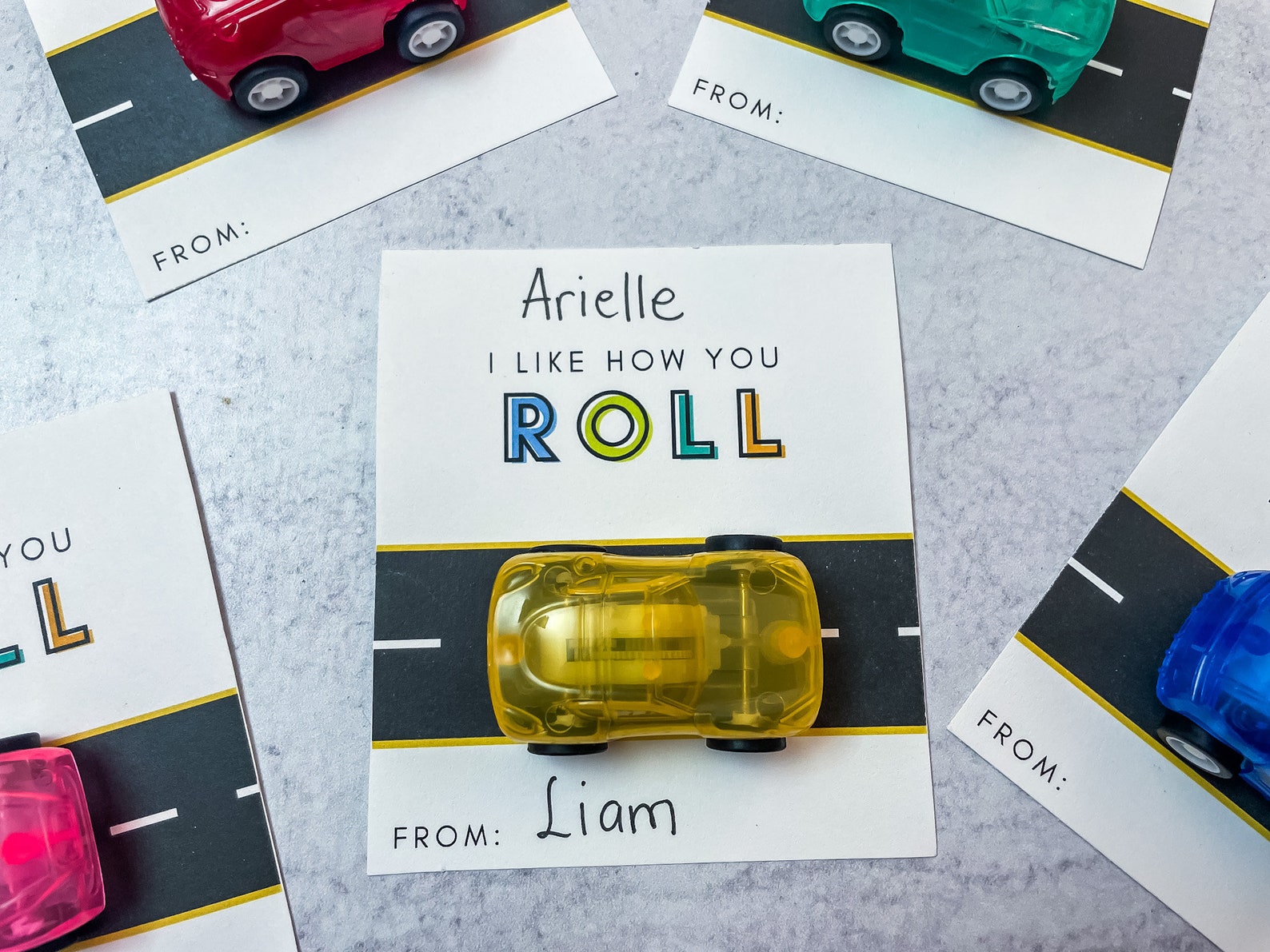 Race Car Valentine's Day Printable Card | Non-food Treat | Kids ...