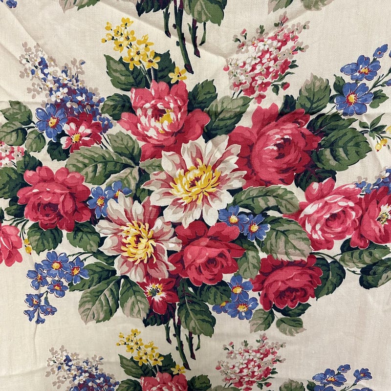 40s Fabric - Etsy