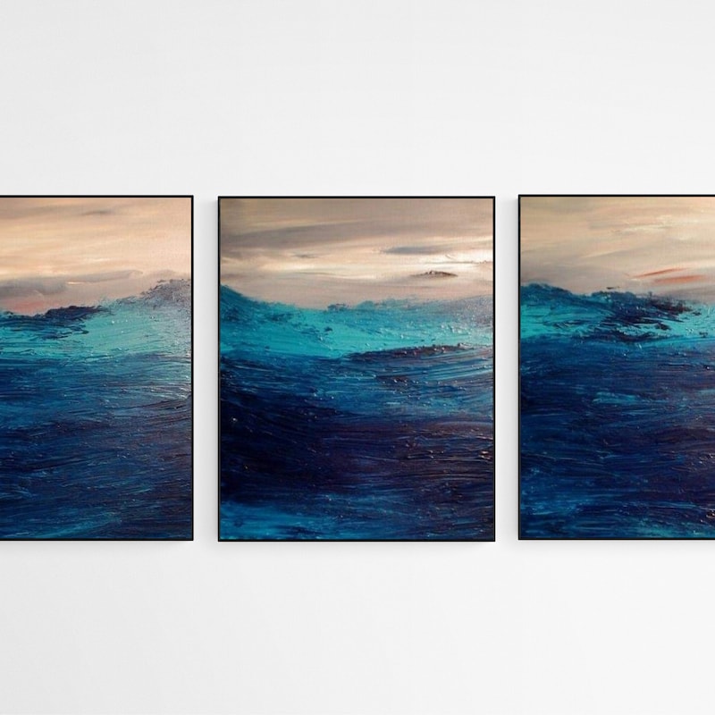 Painting Triptych - Etsy