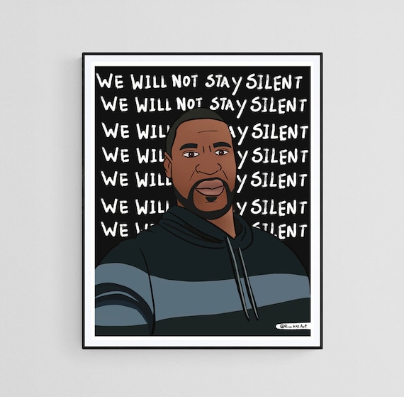 George Floyd Art Print George Floyd Illustration George | Etsy