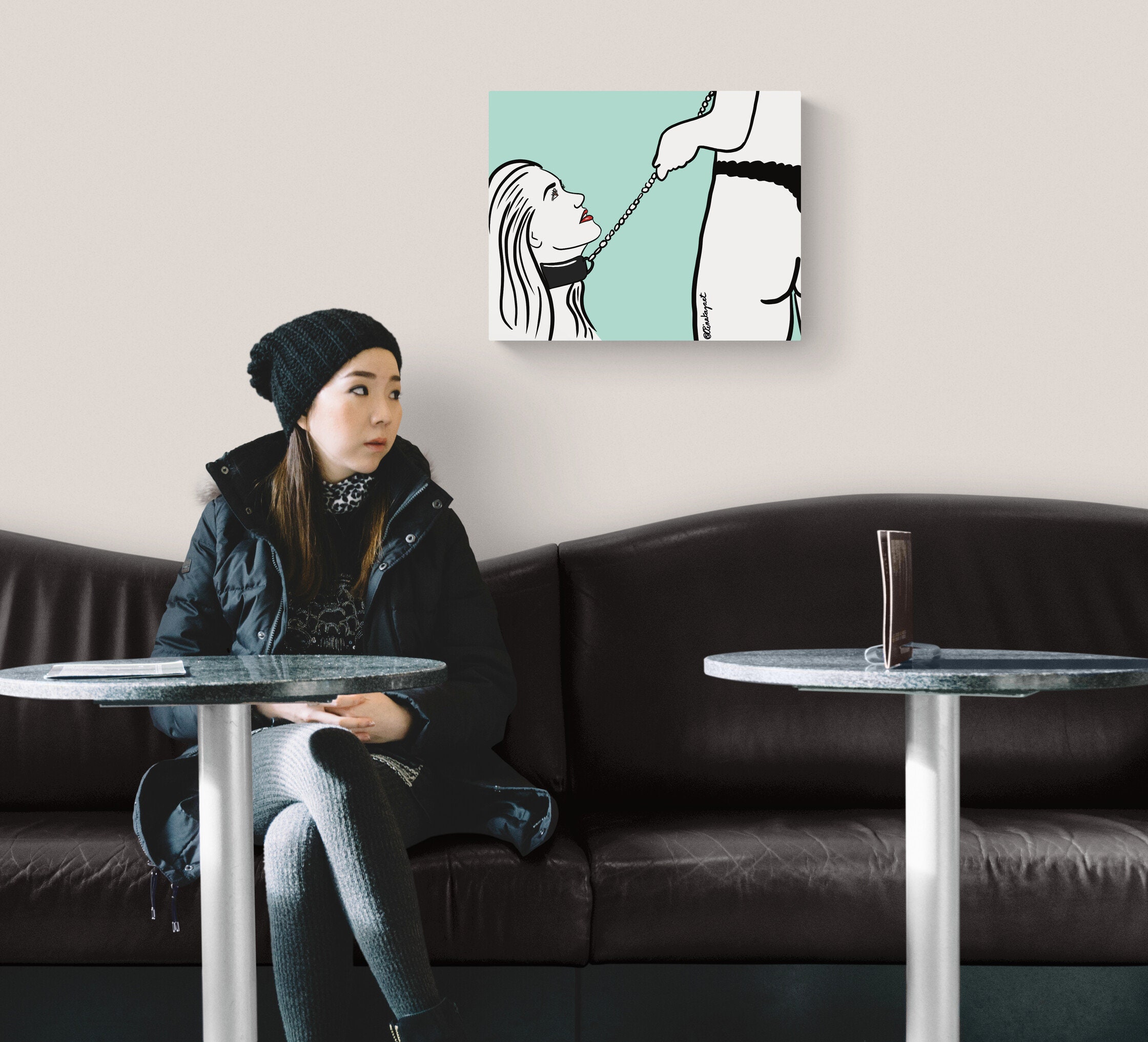 Lesbian Sexy Bdsm Art Print Erotic Art Queer Art Bondage Etsy Singapore