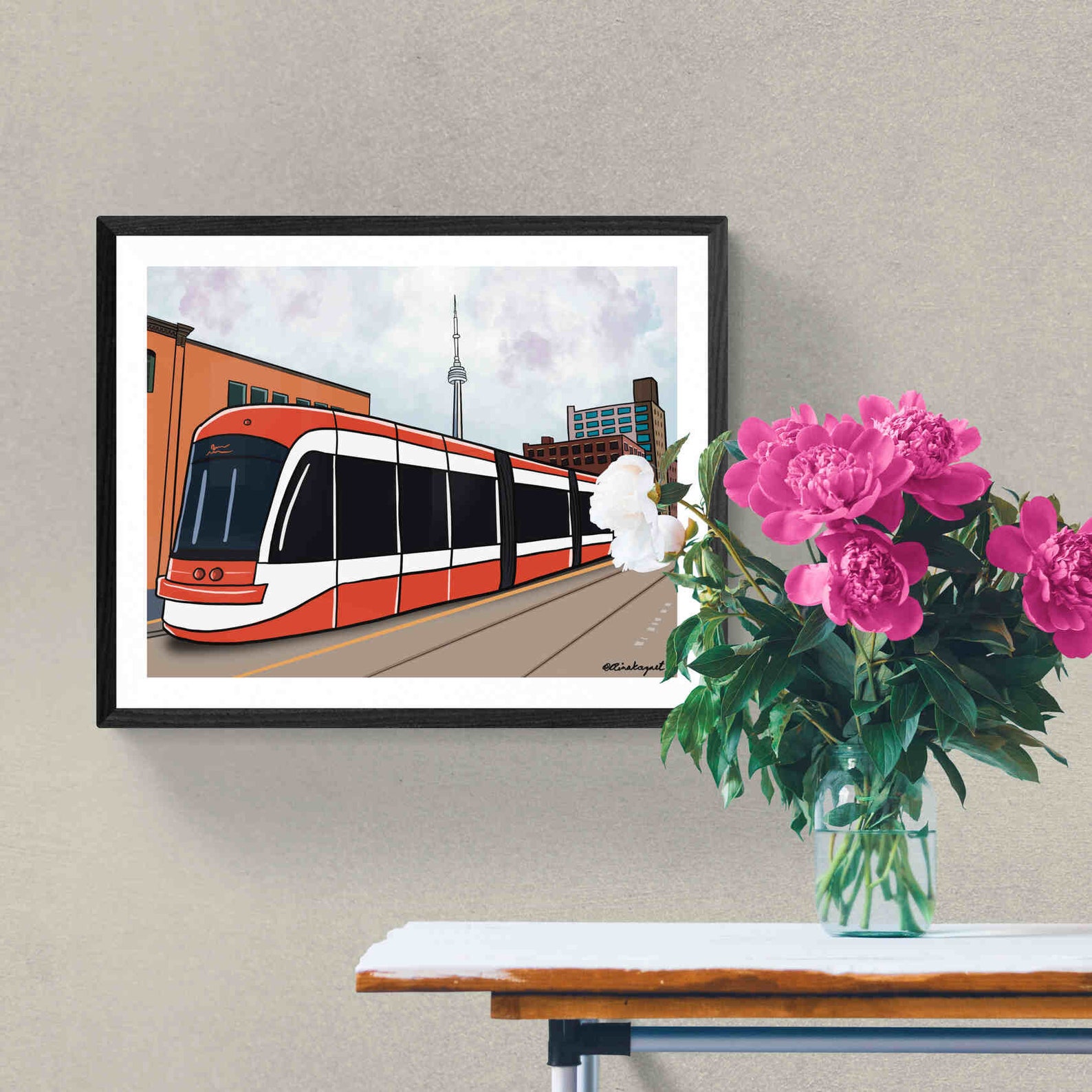Toronto Street Art Toronto Streetcar Print TTC Memorabilia - Etsy
