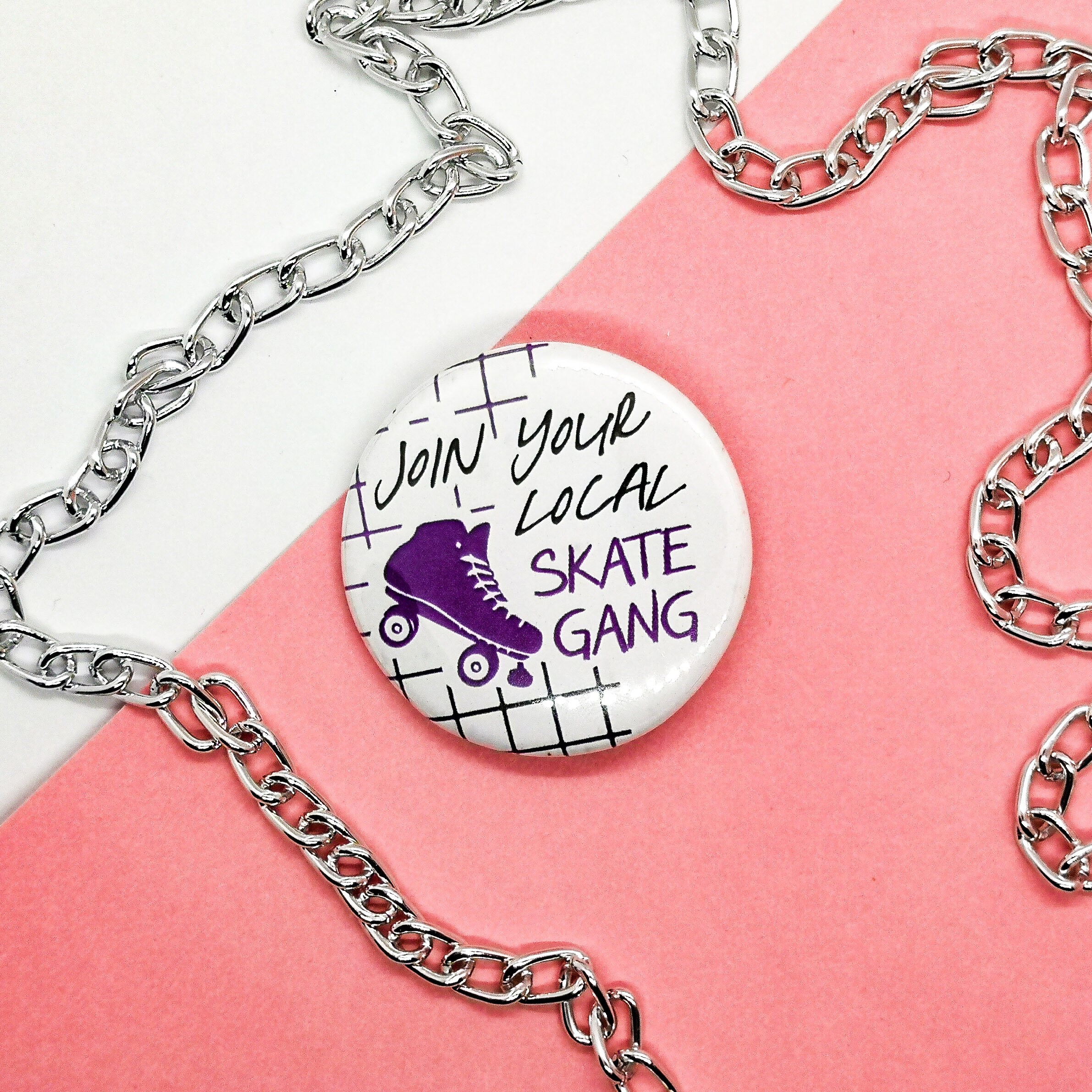 Join Your Local Skate Gang 38mm Pin Button Badge Feminist - Etsy