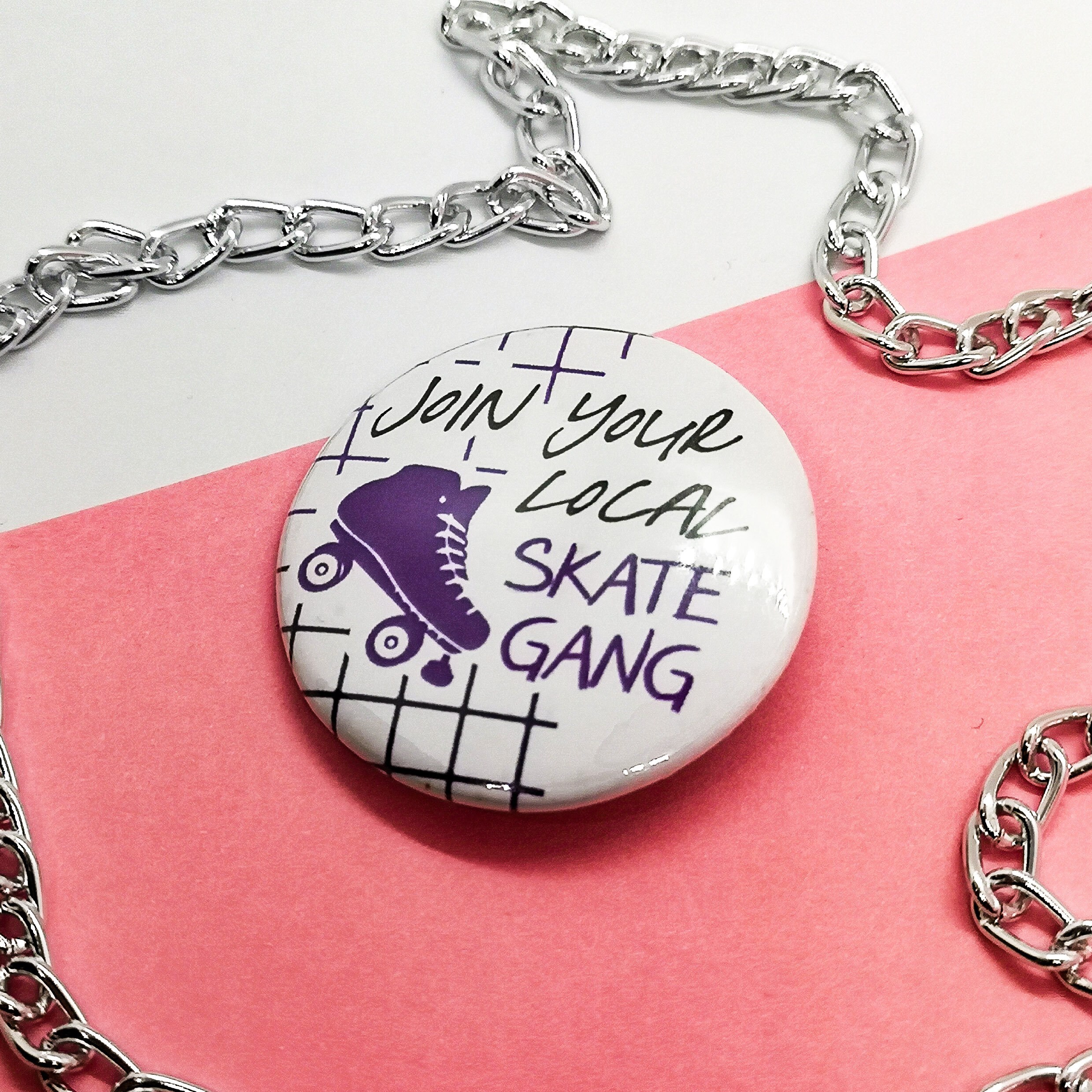 Join Your Local Skate Gang 38mm Pin Button Badge Feminist - Etsy