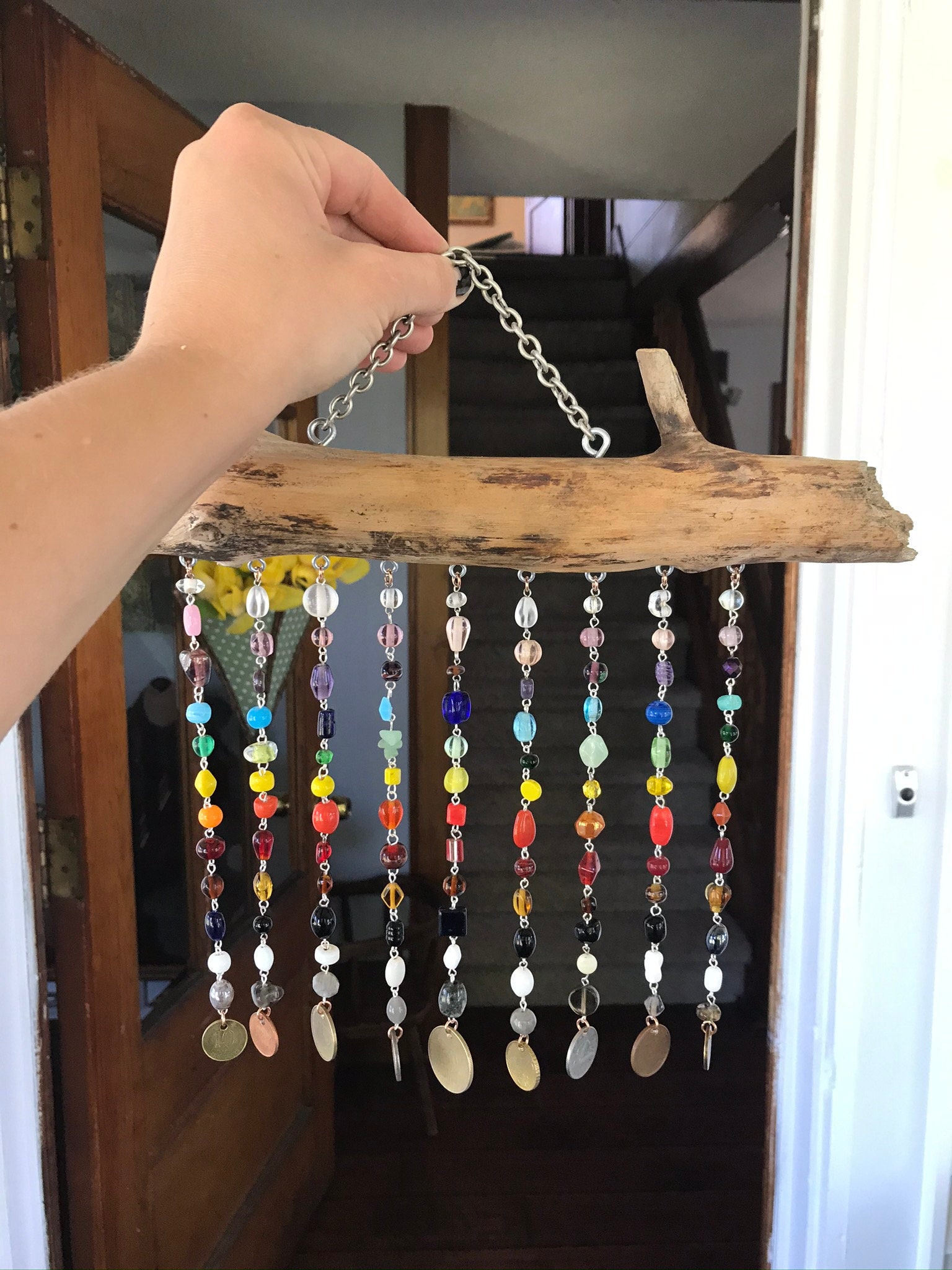 Rainbow Windchime International Coins - Etsy