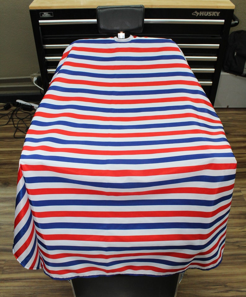Barber Stripe Hair Cutting Cape! Cape is Sold as Is, If You Want Custom ...