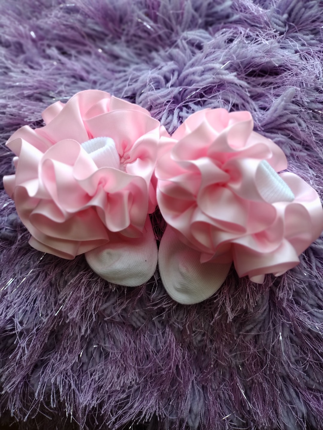 Girls Satin Ribbon Trim Ruffle Tutu Pageant Style Customized Dress ...