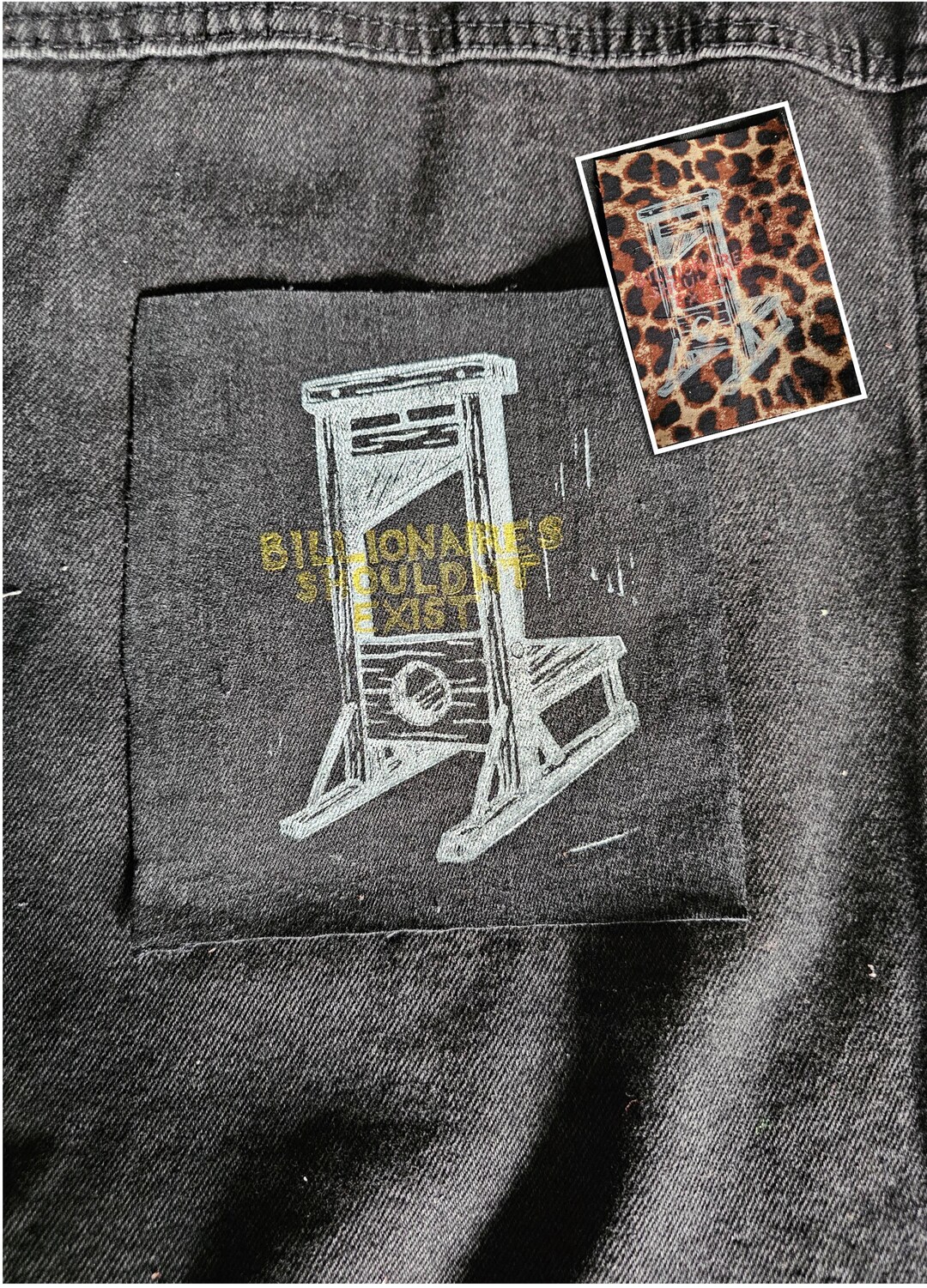 Guillotine Patch. Billionaires Shouldn't Exist. Anti Capitalist Punk ...