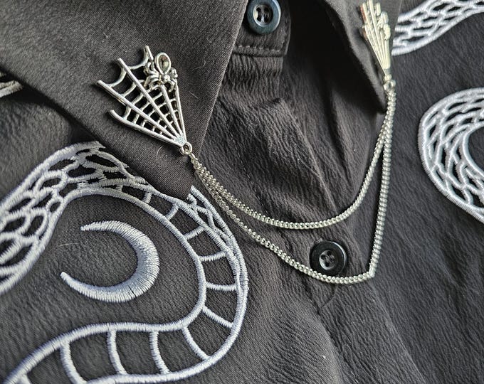 Spider Pins, Collar Brooch, Lapel Pins, Sweater Clips, Men's Jewelry ...