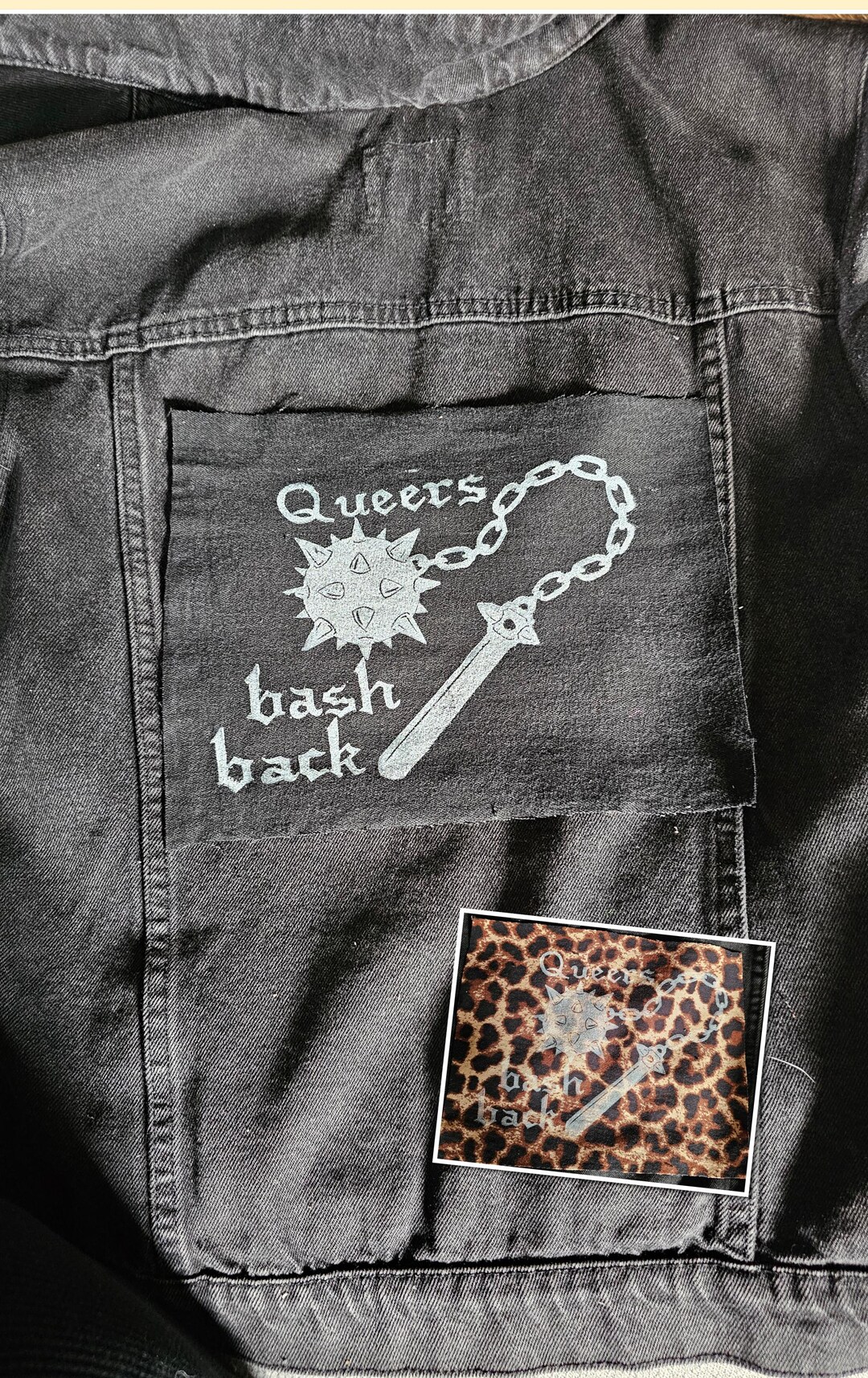 Queer Back Patch. Queers Bash Back Flail. Punk Patch. Patches for ...