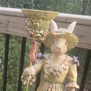 Vintage Mark Roberts Collection Standing Rabbit, Bunny Figurines ...