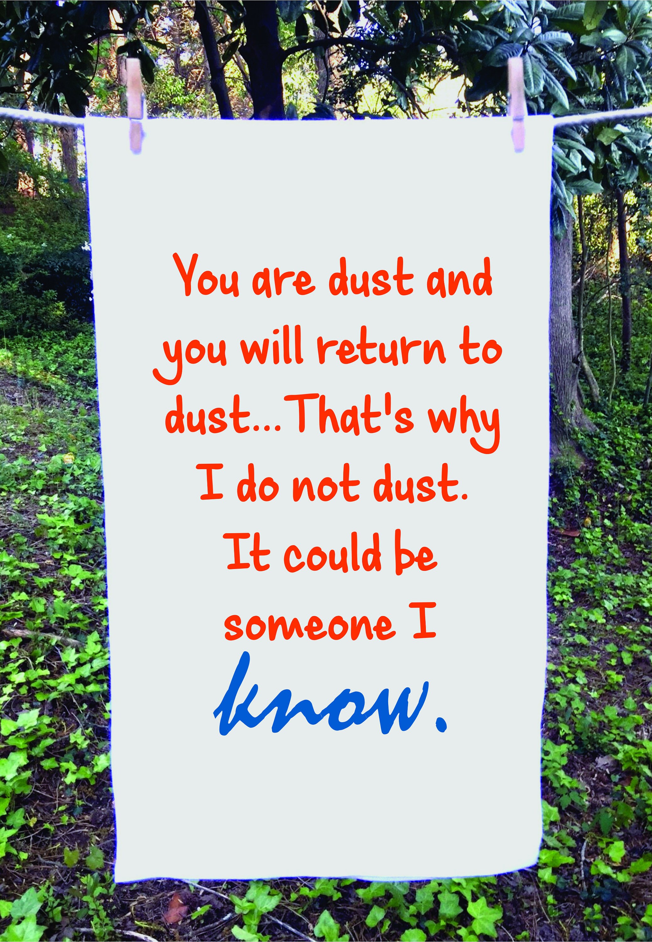 You Are Dust and You Will Return to Dust /why I Don't - Etsy