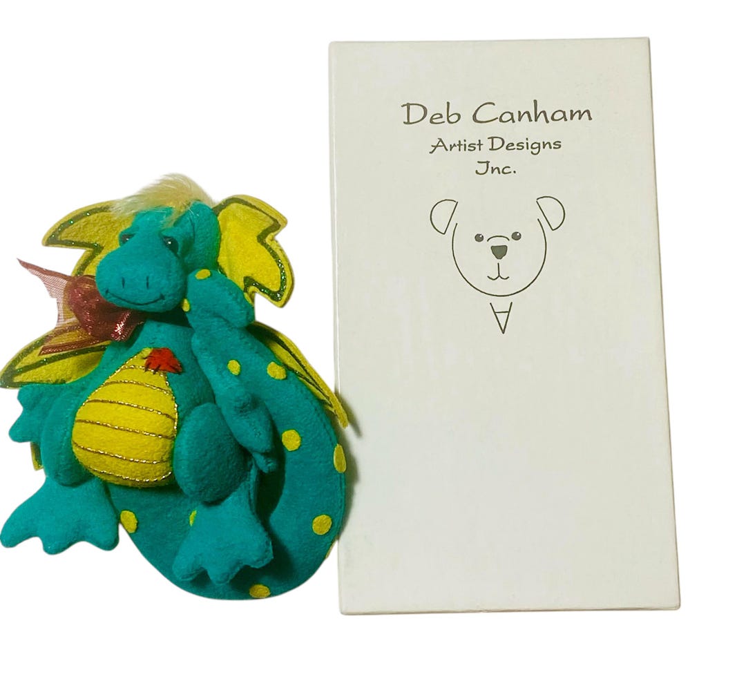 Vintage Deb Canham Sir Dennis Dragon: Suede Camelot Collection - Etsy
