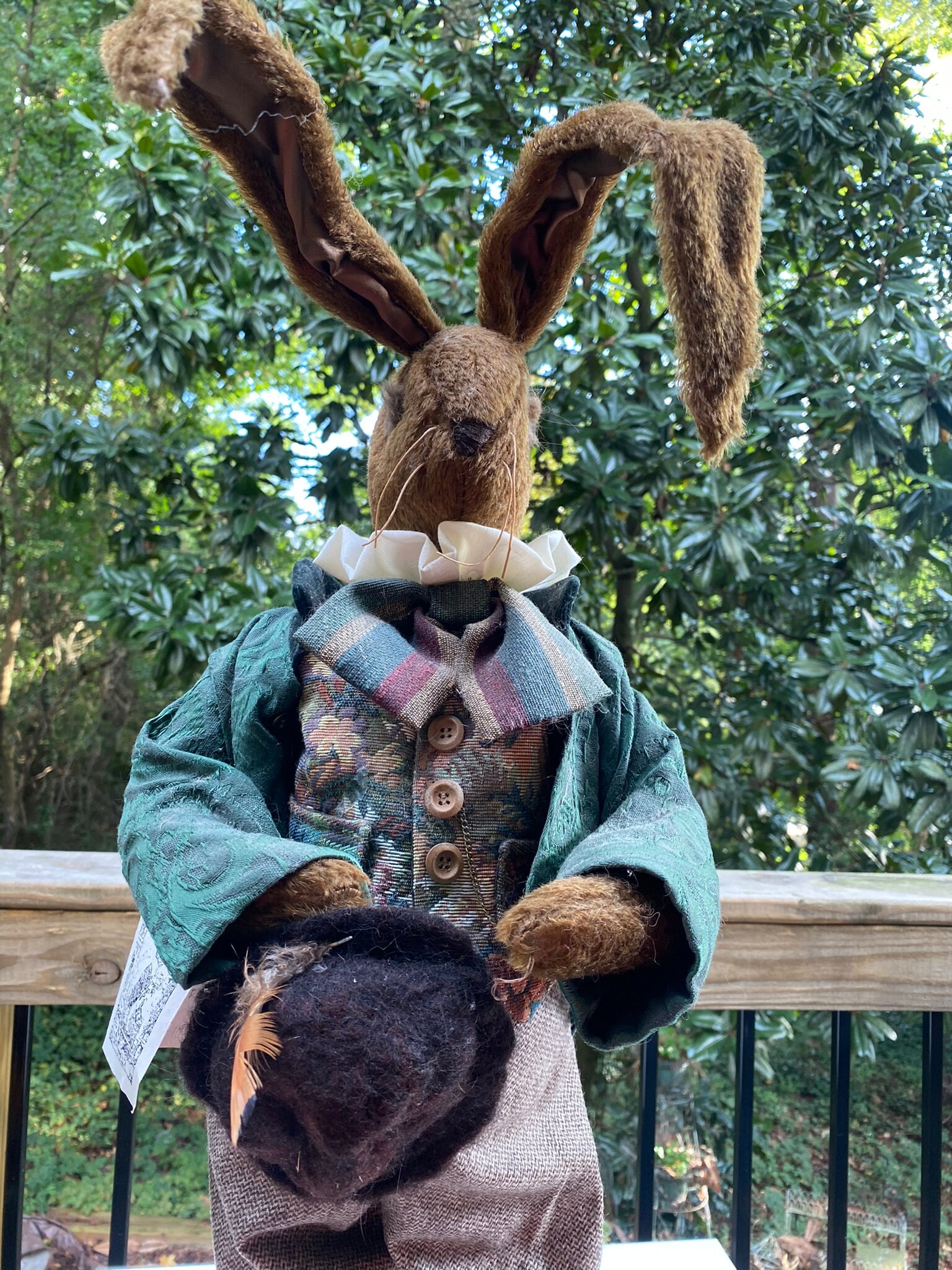 The Courting Hare Vintage Bethany Lowe Designs Limited Edition Mohair ...