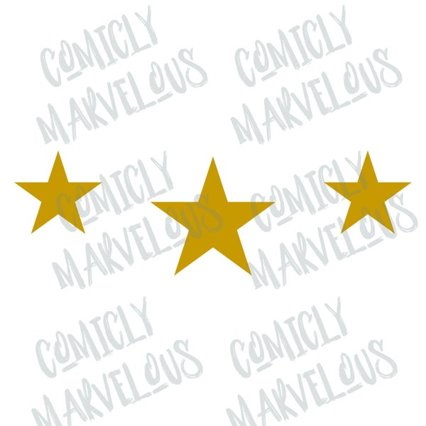 Three Stars Svg - Etsy