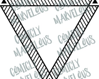 Triangle Circle Frame Vector Digital Download Svg Png Eps - Etsy