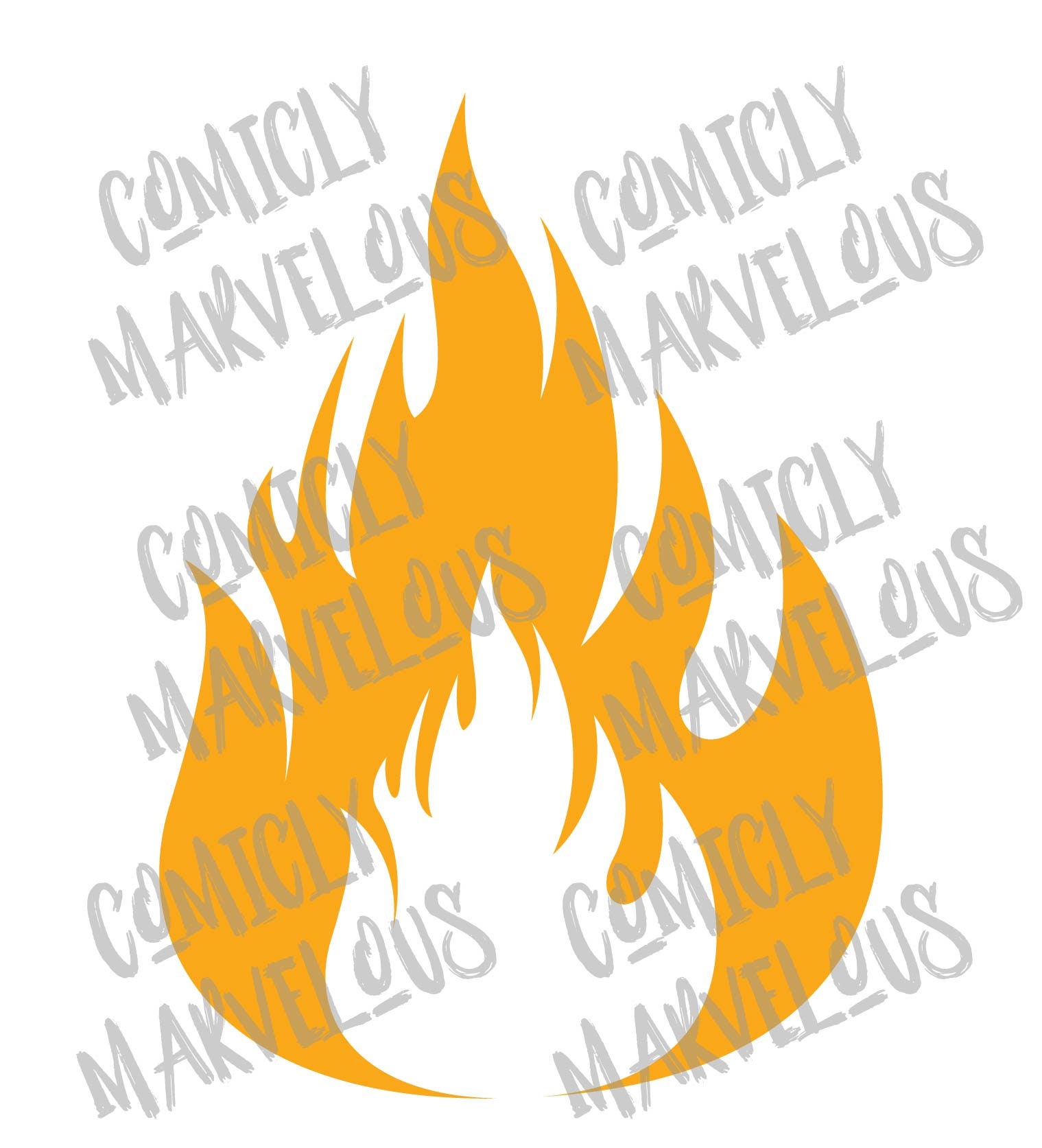 Simple Flame Outline