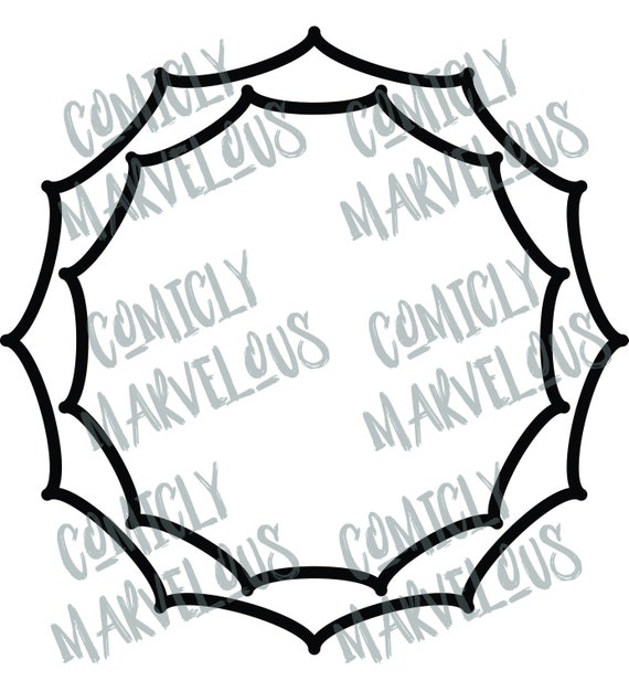 Spiked Frame Vector Digital Download Svg Png Eps Dxf Jpg - Etsy UK