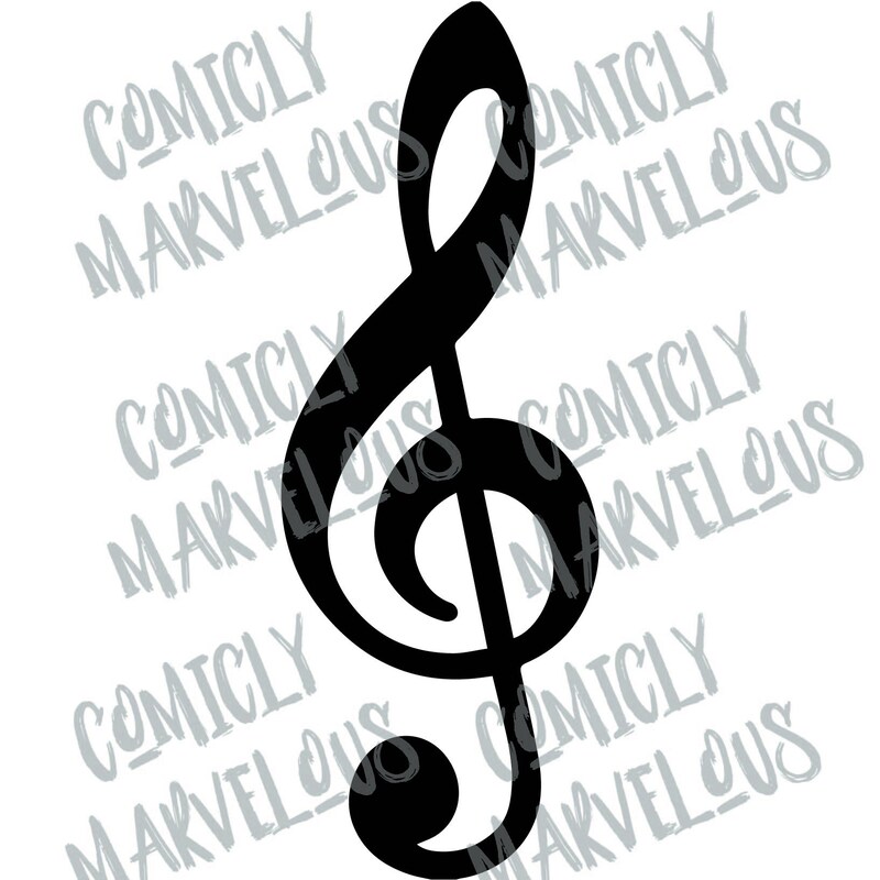Treble Clef - Etsy