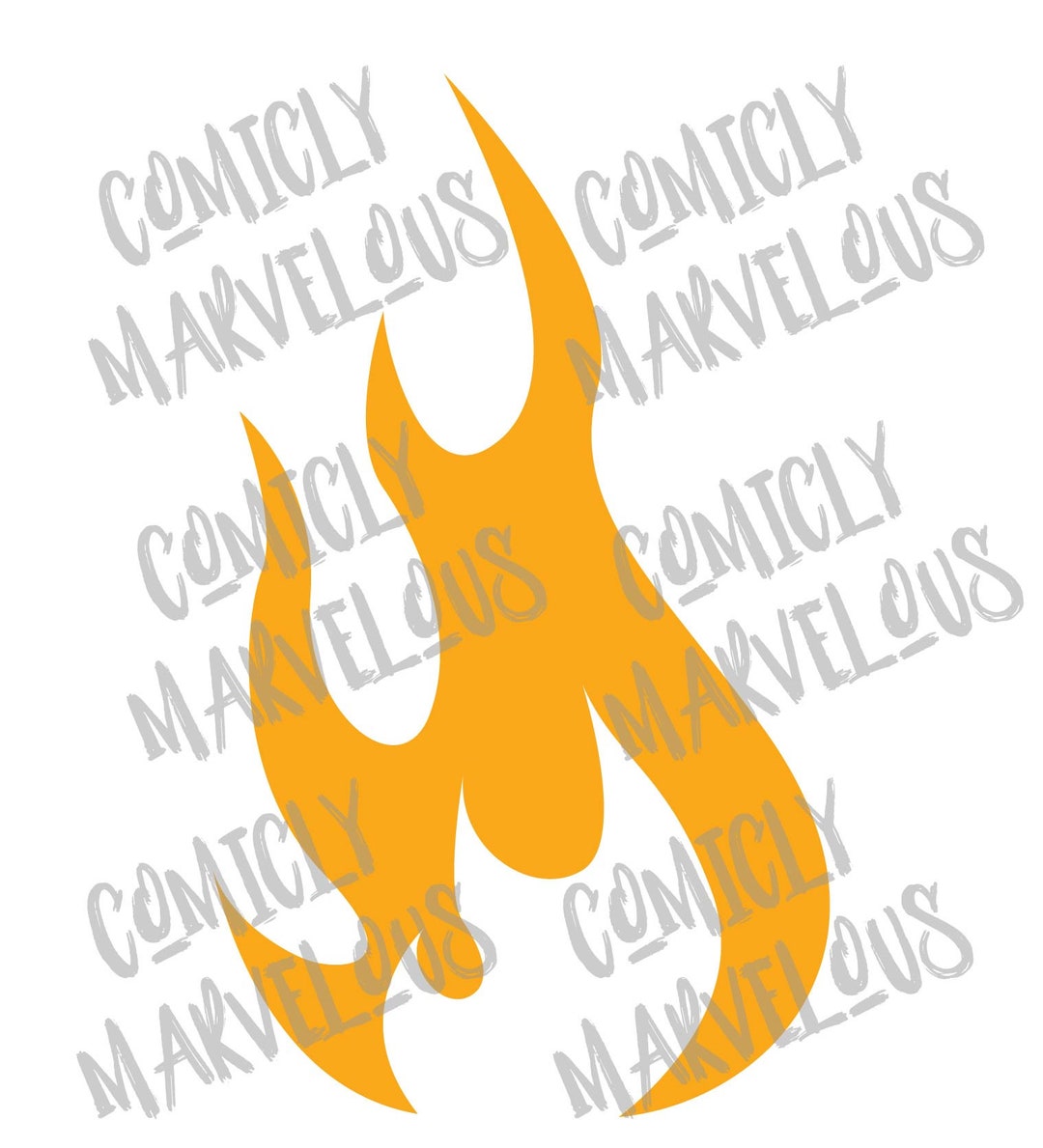 Simple Flame Sketch Logo Vector Digital Download - Svg, Png, Eps, Dxf ...