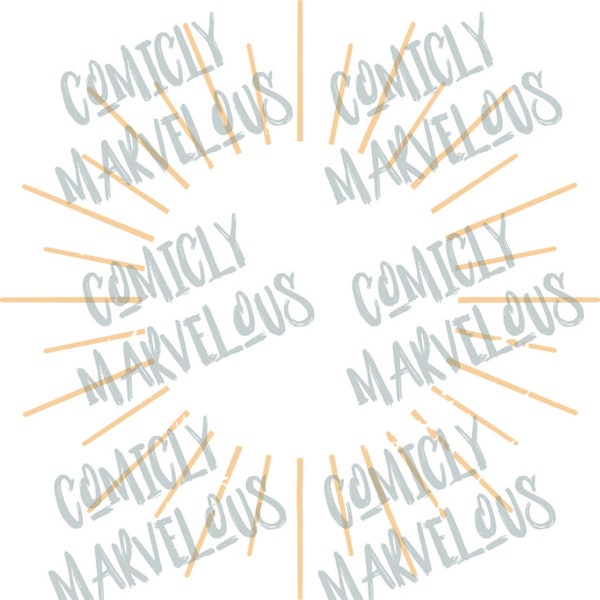 Starburst Logo Svg - Etsy