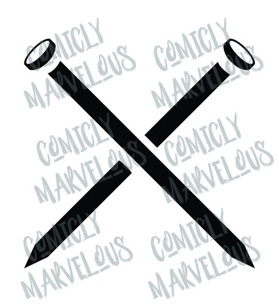 Crossed Tools Logo Various Cross Hammer Mallet Construction Tool