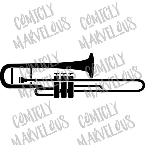 Trombone Svg - Etsy