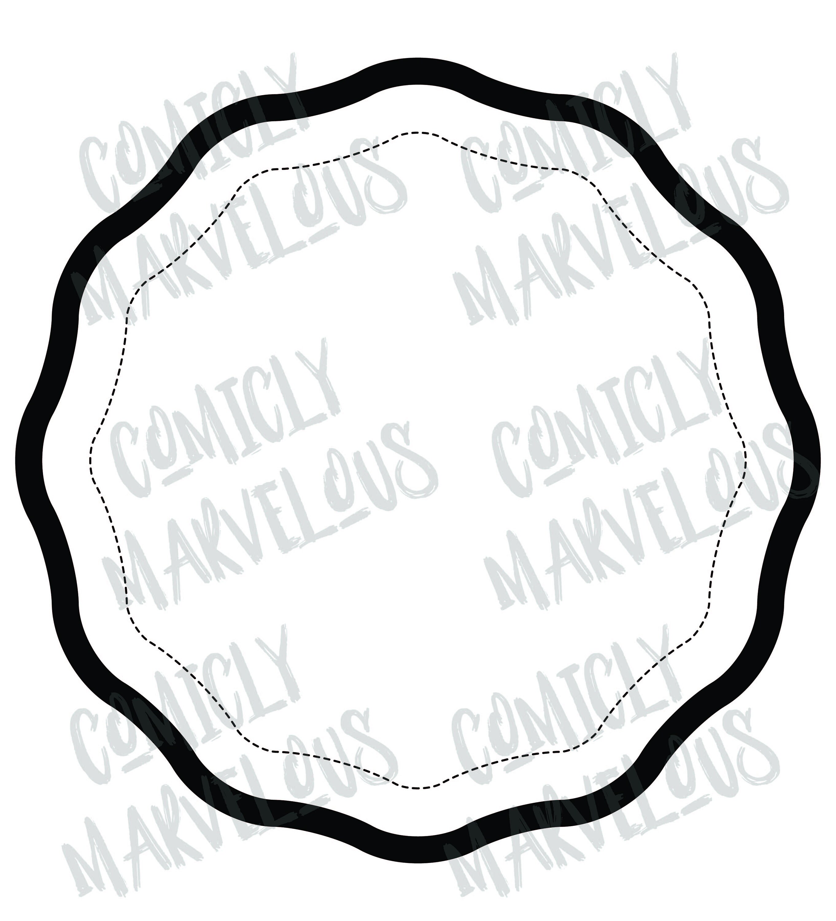 Embellishments eps svg png Round Stylized Frame Vector Digital Download ...