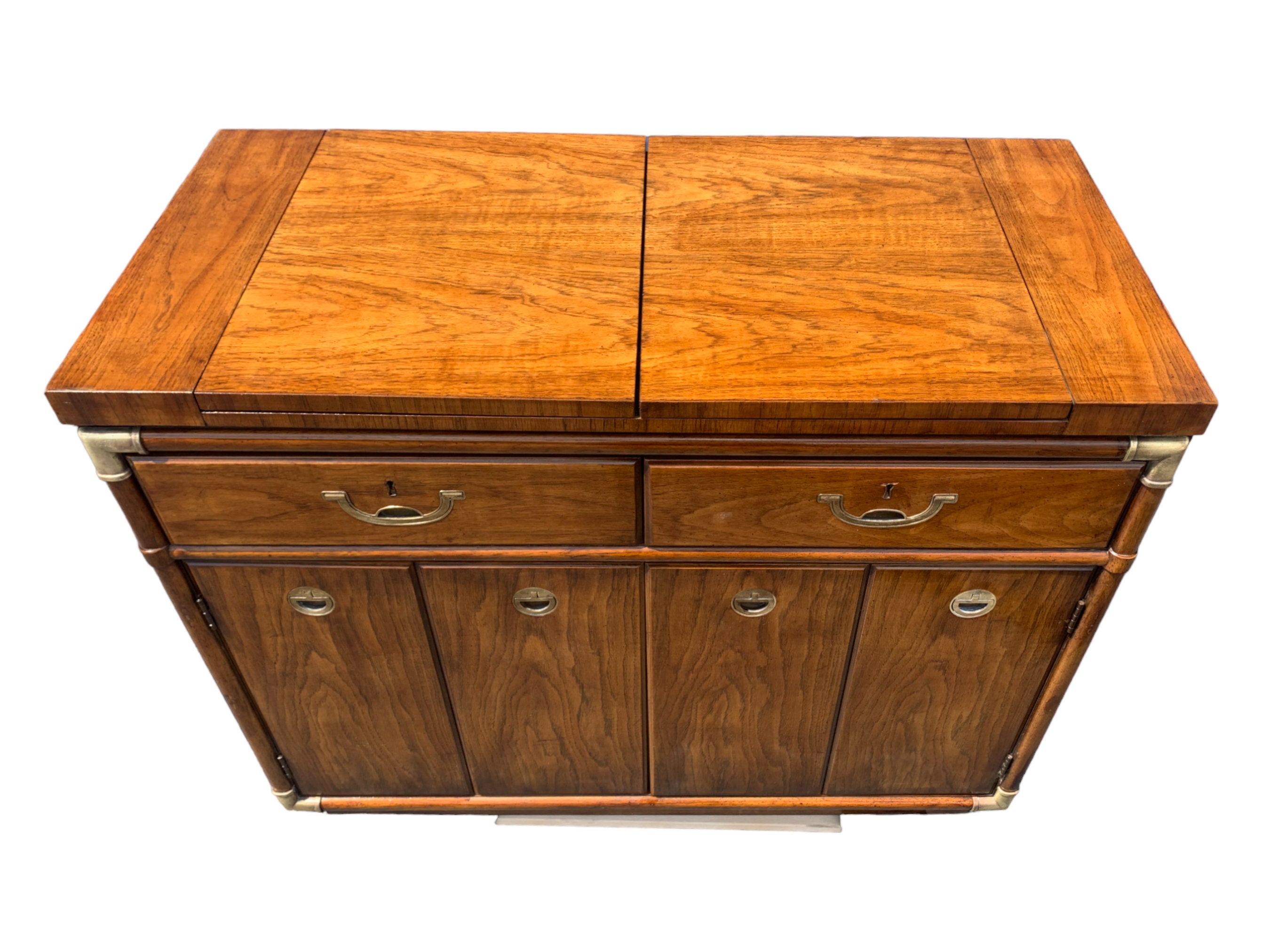 Drexel Heritage Accolade Italian Campaign Style Flip-top Server Buffet ...