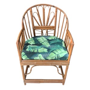 Vintage Chinoiserie Brighton Pavilion Style Tortoise Shell Bamboo Arm ...