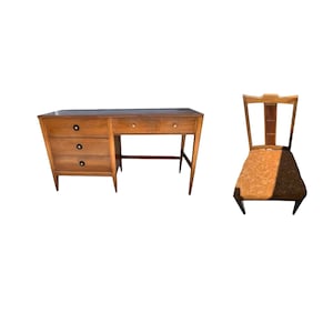 Basic Witz Mid Century Modern Desk and Chair Set - Etsy