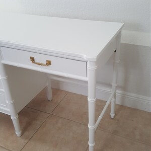 Henry Link 4 Drawer Desk With Chair High Gloss White SHIPPING - Etsy