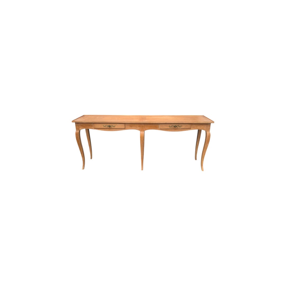 Henredon Louis XV Style Oak Console Table French - Etsy