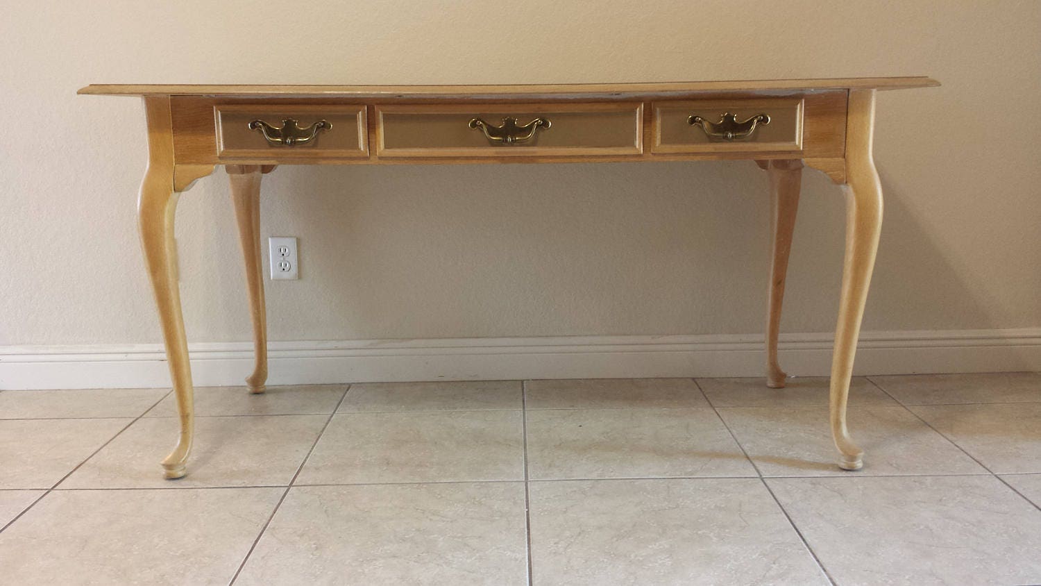 Queen Anne Style Writing Desk by National Mt Airy furniture