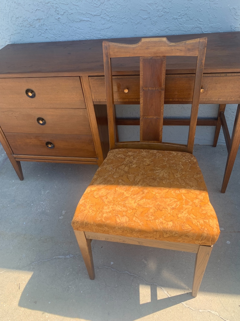 Basic Witz Mid Century Modern Desk and Chair Set - Etsy
