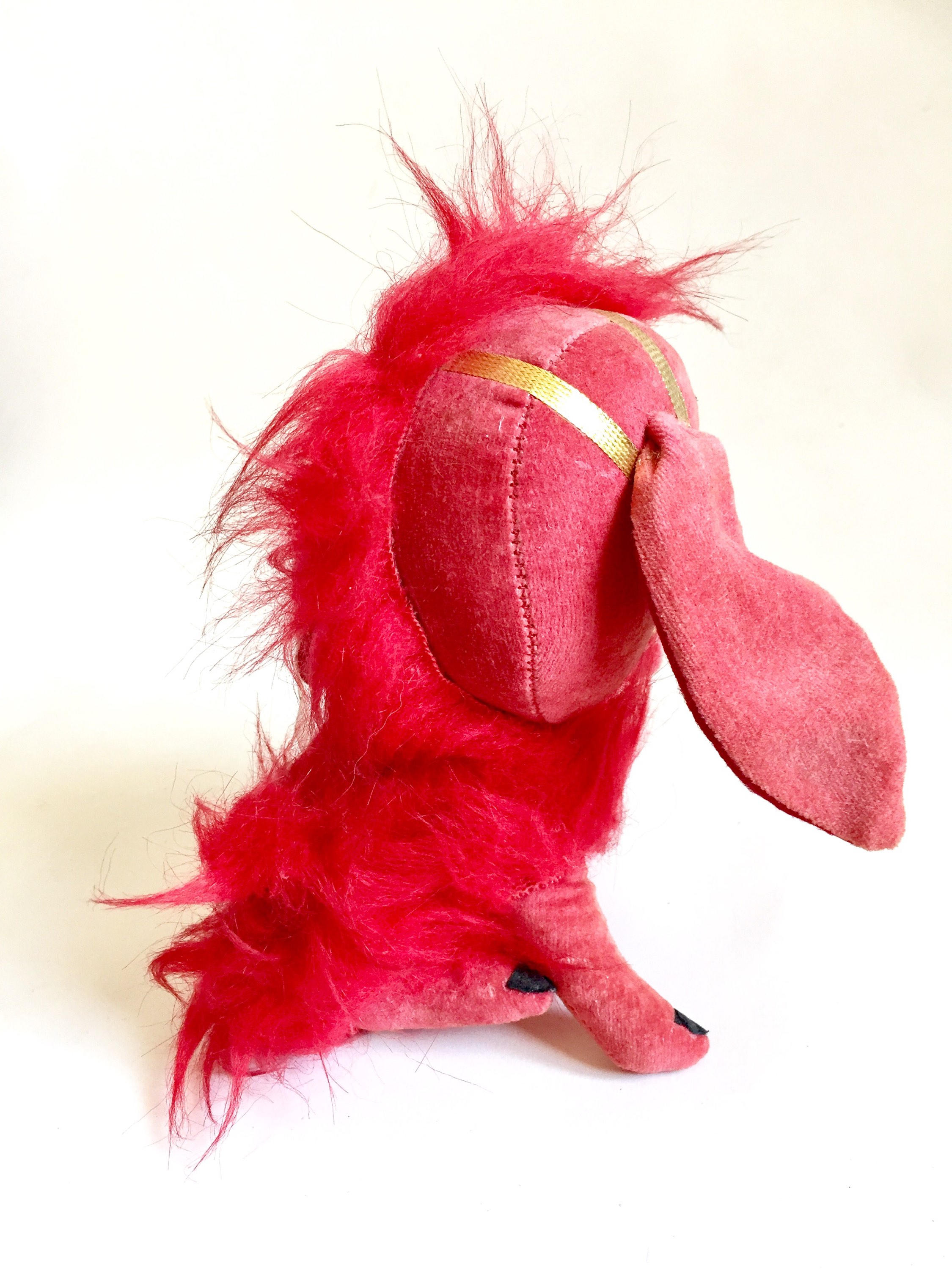 Vintage 1967 Kamar 6 Red Kitschy Tijuana Donkey Plush - Etsy
