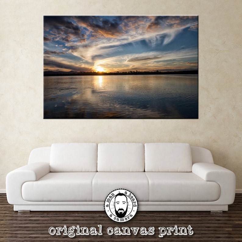 Sunset Canvas Print - Etsy Australia