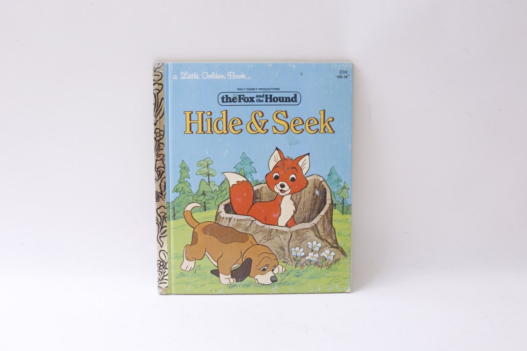 Hide and Seek, the Fox and the Hound, Little Golden Book, Child Reading ...