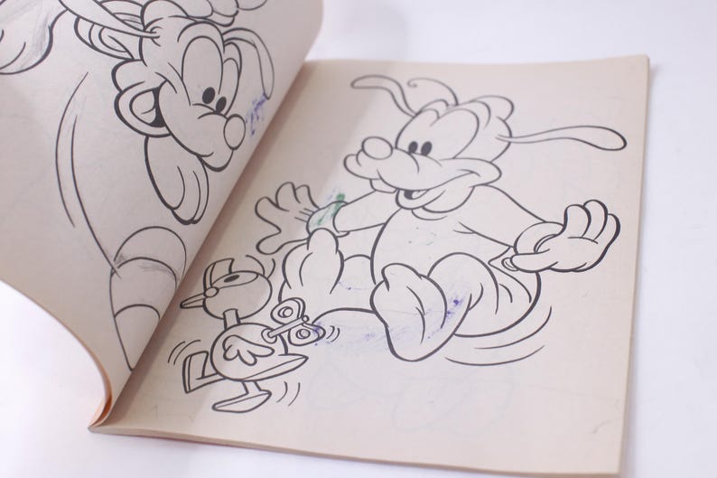 Disney Babies, Uncolored Trace & Color, Coloring Book, 1986, Golden ...