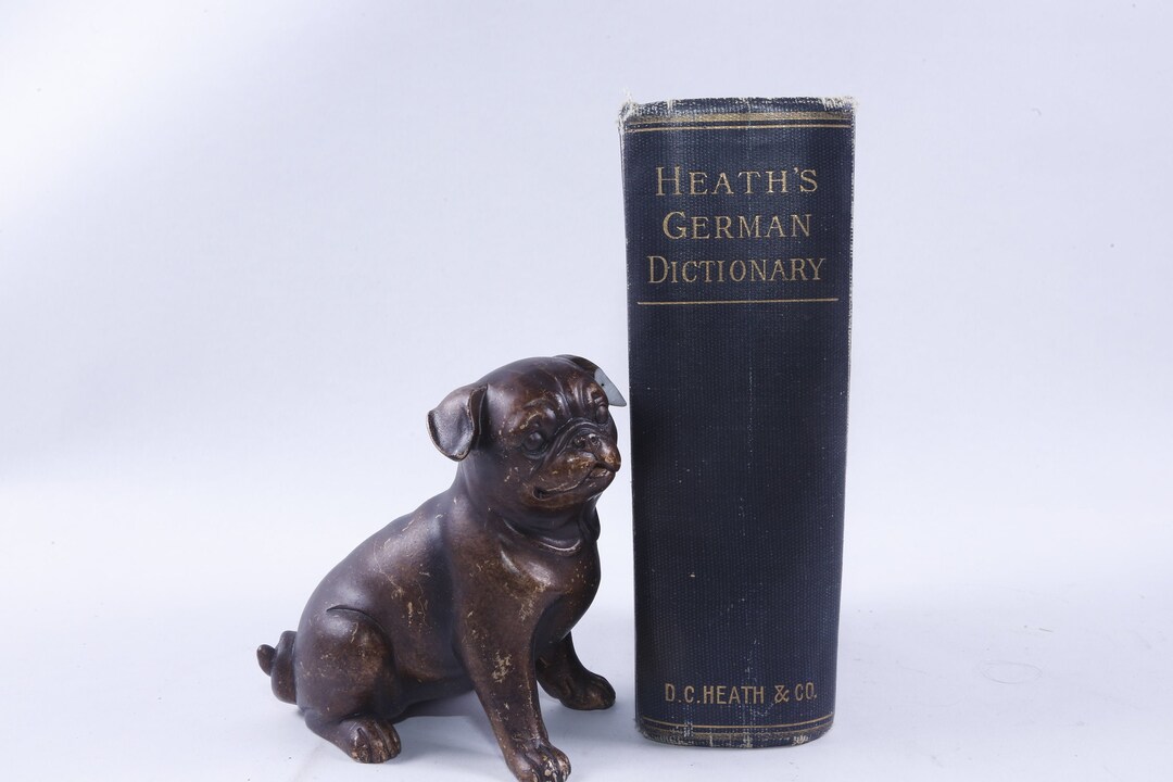 RARE, Heath's German and English Dictionary, Karl Breul, D. C. Heath ...