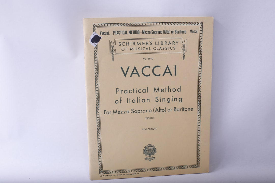 Nicola Vaccai, Practical Method of Italian Singing for Mezzo-soprano ...