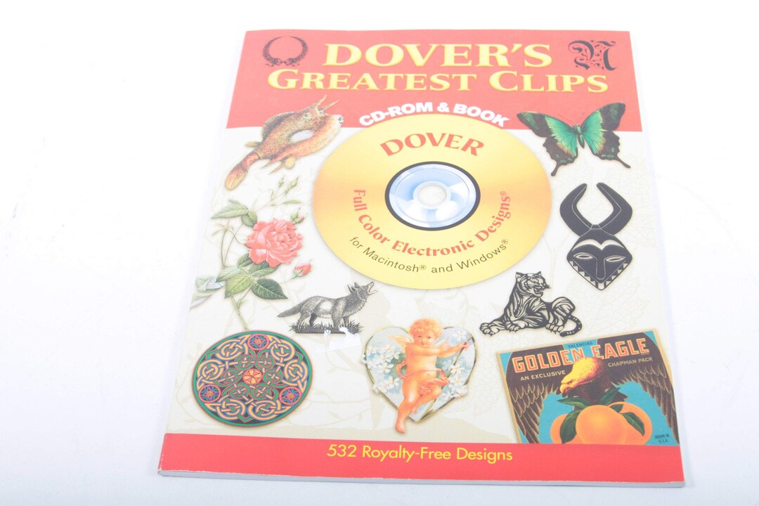 Dover's Greatest Clips, CD-ROM and Book, Design, Illustrated, Softcover ...