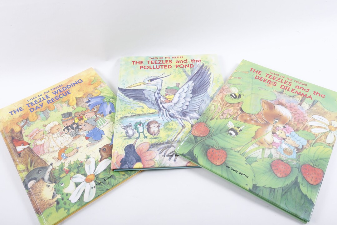 Tales of the Teezles Terry Barber Book Set Vintage Picture Book ...