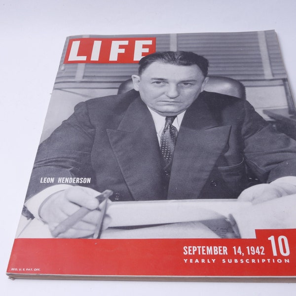 Life magazine 1942 - Etsy México